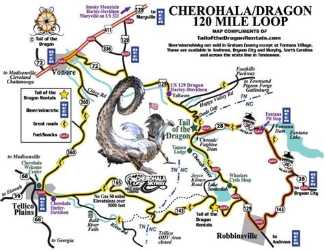 Location Tail Of The Dragon Vacation Rentals On The Cherohala Skyway