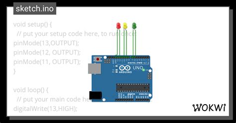 Traffic Light Using Pushbutton Copy Wokwi ESP32 STM32 Arduino Simulator