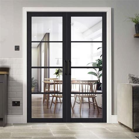 Industrial Style Double Doors French Doors Interior Glass Doors