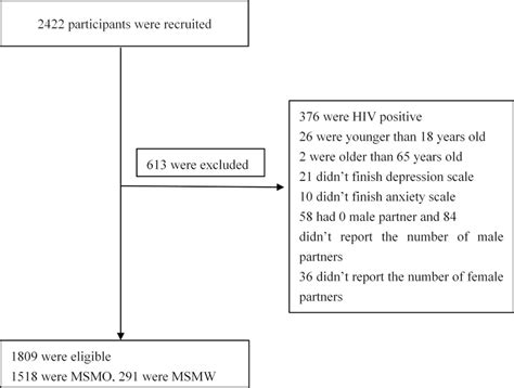 Flow Chart Of Participants Enrolments MSMO Men Who Have Sex With Men Download Scientific