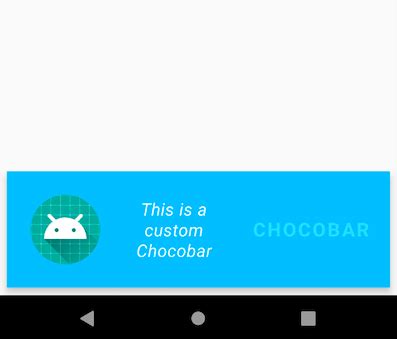GitHub Pradyuman ChocoBar The Usual Snackbar With More And Colours Tada