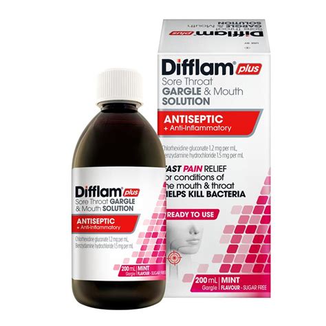 Buy Difflam Plus Solution Pink 200ml Online At Chemist Warehouse®