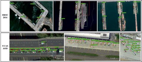 Visualisation Of Detection Results On Hrsc2016 And Ucas‐aod With Our