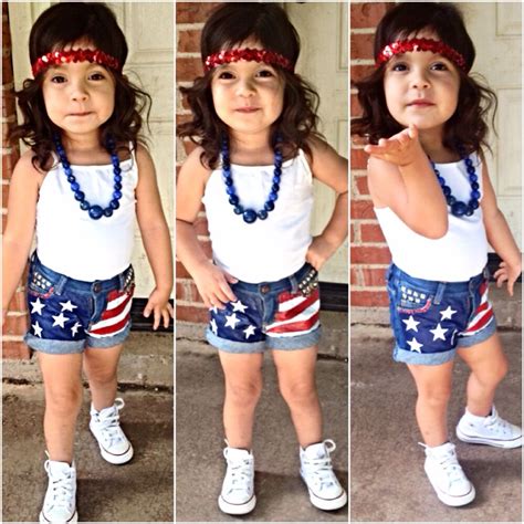 Sparkle Headband Diy Flag Shorts Converse Fourth Of July Outfit