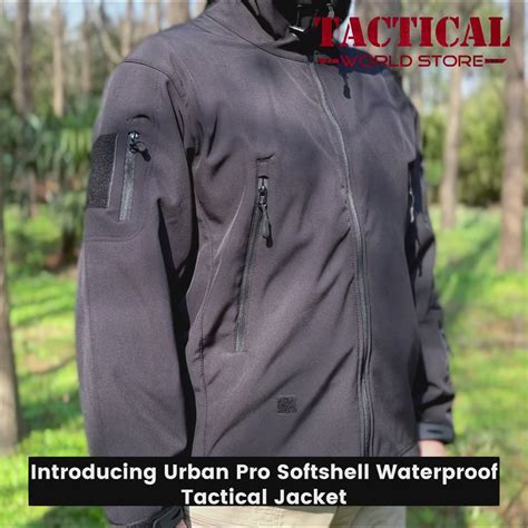 Urban Pro Softshell Waterproof Tactical Jacket Tactical Store Tws Usa