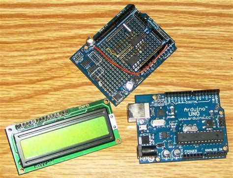 Arduino Uno Clock And Temperature Monitor With LCD EEWeb