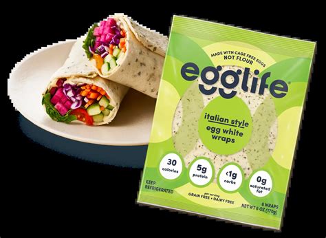 Egglife Wraps Made With Egg Whites Not Flour