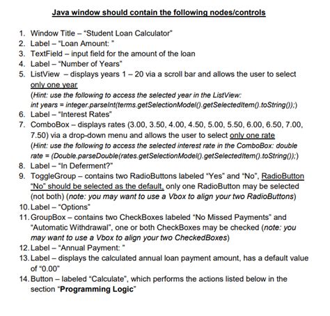 Solved Answer In Java So That The Gui Matches The Images
