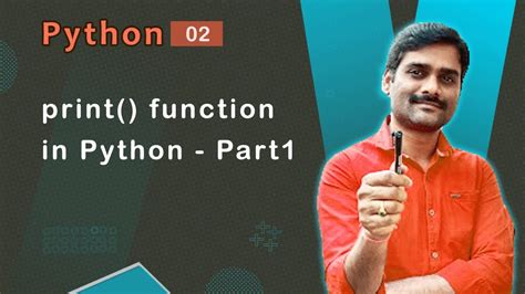 Print Function In Python Part1 Python Tutorial 02 🚀 Youtube