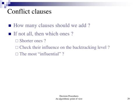 ppt decision procedures an algorithmic point of view powerpoint