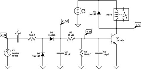 Hall Effect Pulse Input To Transistor For Relay Switching Electrical Engineering Stack Exchange