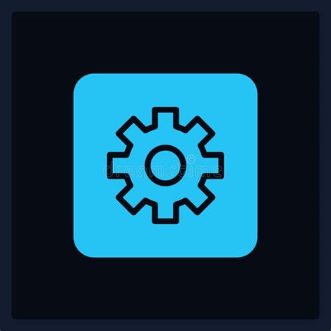 Active Settings Button Ui Element Template Stock Vector Illustration Of Mode Analytics 265145829