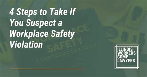 4 Steps To Take If You Suspect A Workplace Safety Violation