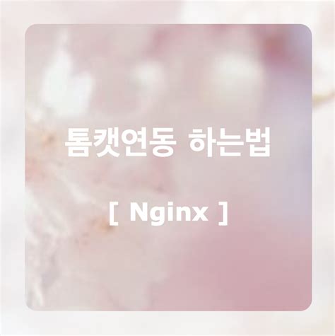 nginx 톰캣 연동