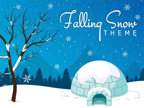 Snow Falling Animation Powerpoint 2373 Snow Falling Overlay Stock