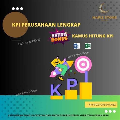 Jual Dokumen Kpi Lengkap Kamus Hitung Shopee Indonesia