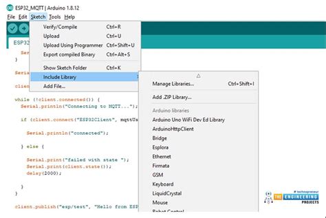 ESP32 MQTT The Engineering Projects
