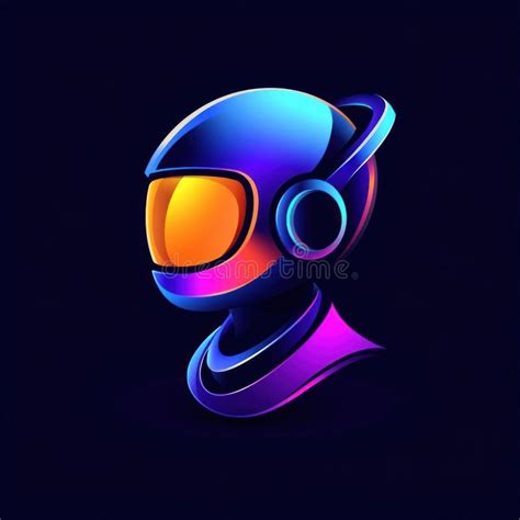 Innovative Colorful Robo Logo For Ai Stock Illustration Illustration Of Company Vibrant