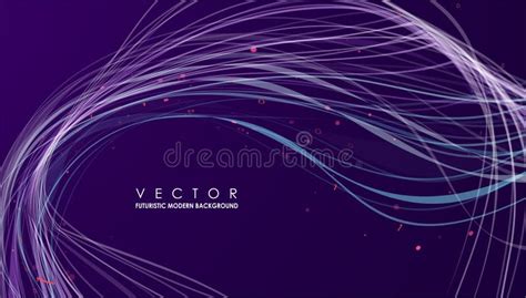 Abstract Data Transmission Visualization Stock Vector Illustration Of Fractal Information