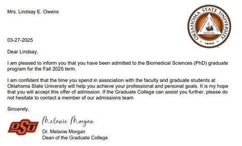 Im Very Excited To Share That Ive Been Admitted To The Biomedical