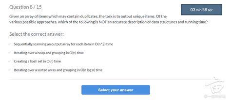 Solved Question 815 03 Min 58 Sec Given An Array Of Items
