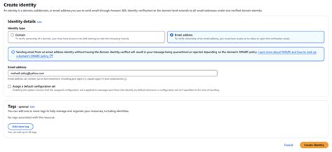 Email And Domain Identity Verification In Aws Ses
