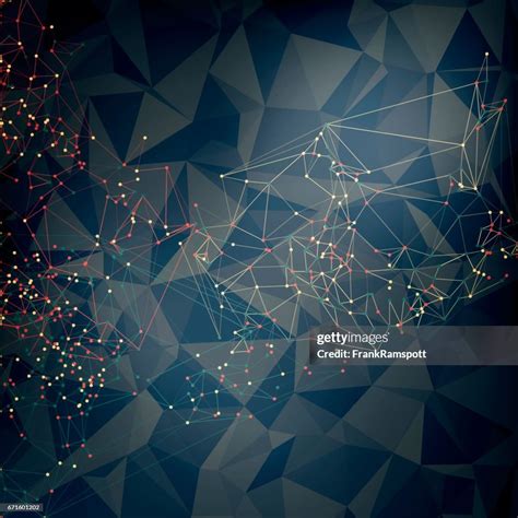 Evening Polygon Vector Nodes Pattern High Res Vector Graphic Getty Images