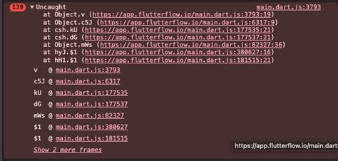 test mode uncaught exceptions r flutterflow