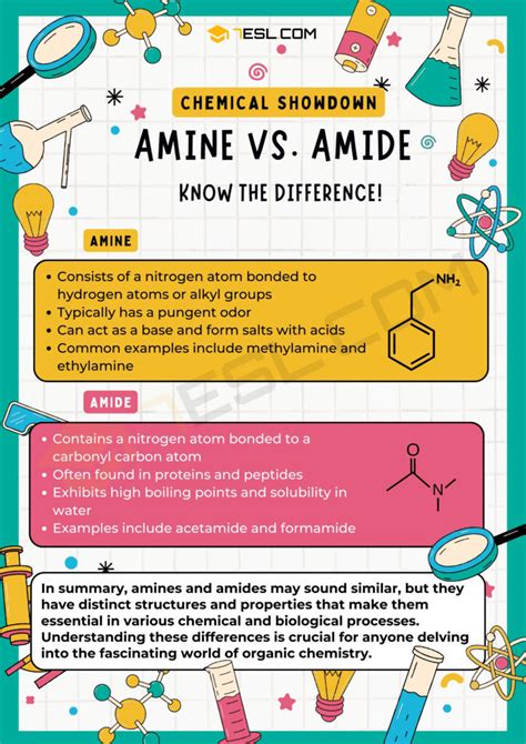 Amine Vs Amide Confusing Chemistry Terms • 7esl