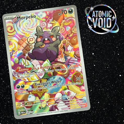 Morpeko 206182 Full Art Paradox Rift Atomic Void