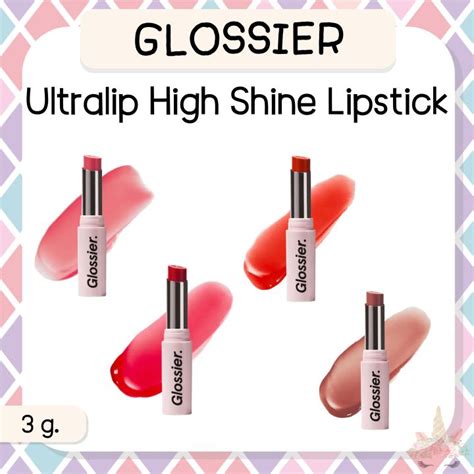 พร้อมส่งของแท้‼️ Glossier Ultralip High Shine Lipstick With