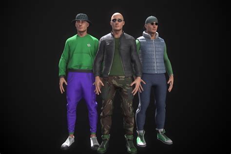 Modular Male 3d Characters Unity Asset Store