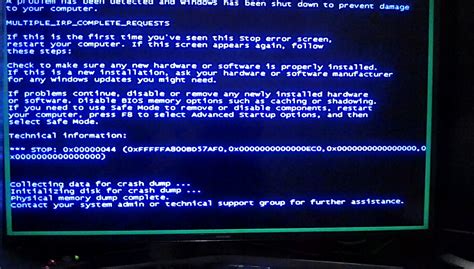 Stop Error Screen Windows 7