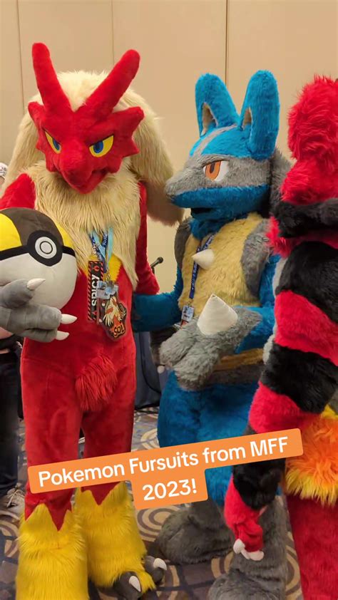Pokemon Fursuits At Midwest Furfest 2023 Tiktok