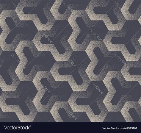 Modern Arabian Lattice Seamless Pattern Dot Work Vector Image
