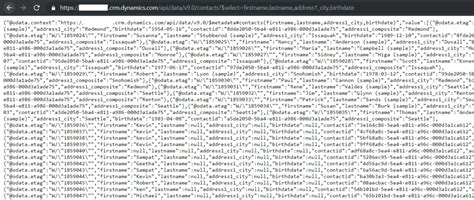 Looking At The Dynamics 365 Webapi Through Browser Url Carl De Souza