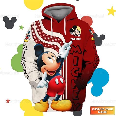 Mickey 3d Hoodie Mickey Mouse Movie Disney Shirt Mickey Mouse Shirt