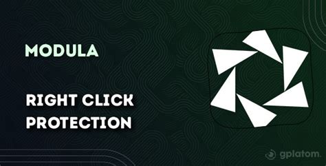 Modula Right Click Protection Gplatom