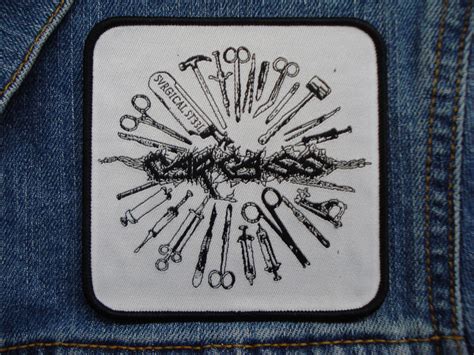 Carcass Official Woven Patch Death Grind Uk 4101 Metal