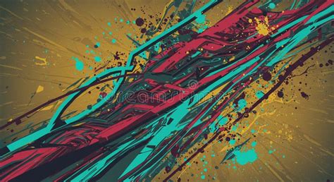 Dynamic Abstract Design Featuring Angular Intertwining Teal And