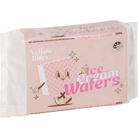 Wafers Ice Cream Pink Raspberry Jjs 100g Smartfox Nz Smartfoxnz