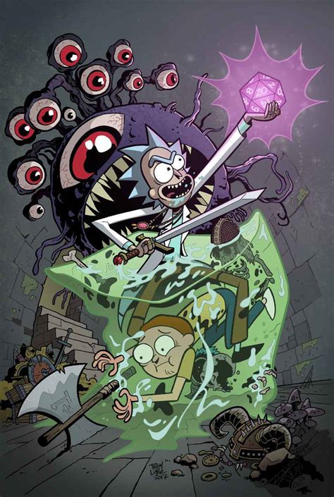Rick And Morty E Dandd Si Uniscono In Una Nuova Miniserie A Fumetti