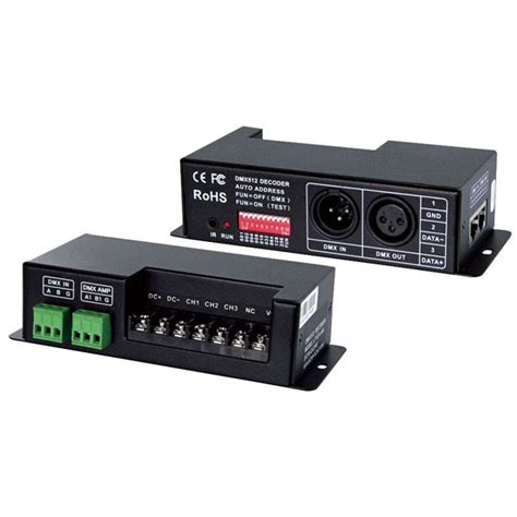 LED Supplies DMX Controller Const Voltage VDC VDC Channels X A A Max Rapid Online