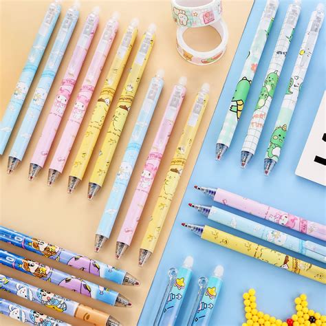 按动可擦中性笔按动摩易擦笔芯0 5m晶蓝卡通可爱小学生可擦笔批发 阿里巴巴