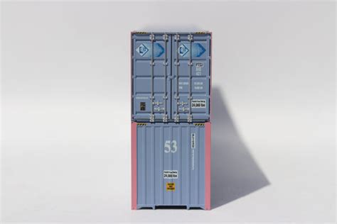 Pacer Stacktrain Ptsu Patch Faded 53 High Cube 6 42 6 Corrugated Jtc Model Trains