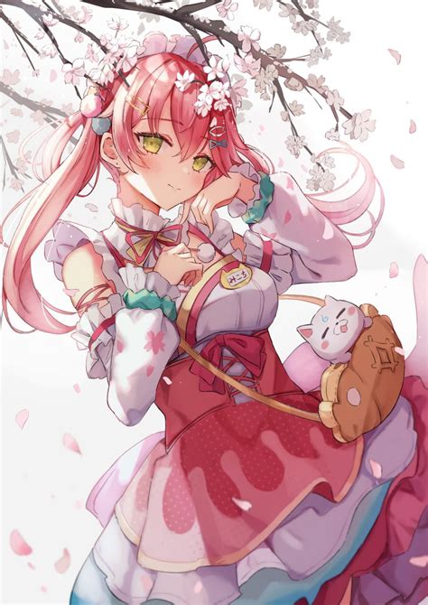 Sakura Miko Hololive Drawn By Miakiuehashi Danbooru