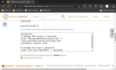 lightsail keys and passwords aws re post