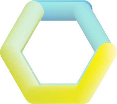 3d Hexagon Geometric Shape 44268046 Png