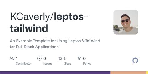 Github Kcaverlyleptos Tailwind An Example Template For Using Leptos And Tailwind For Full