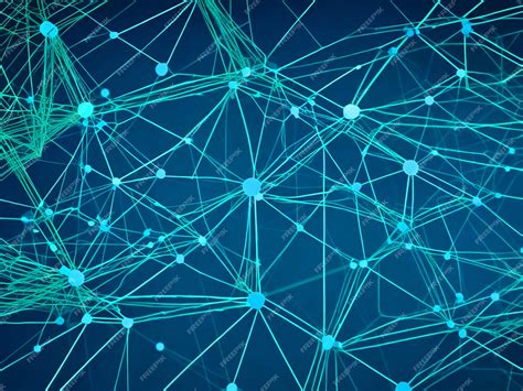 Premium Ai Image Abstract Digital Technology Background With Network Connection Lines